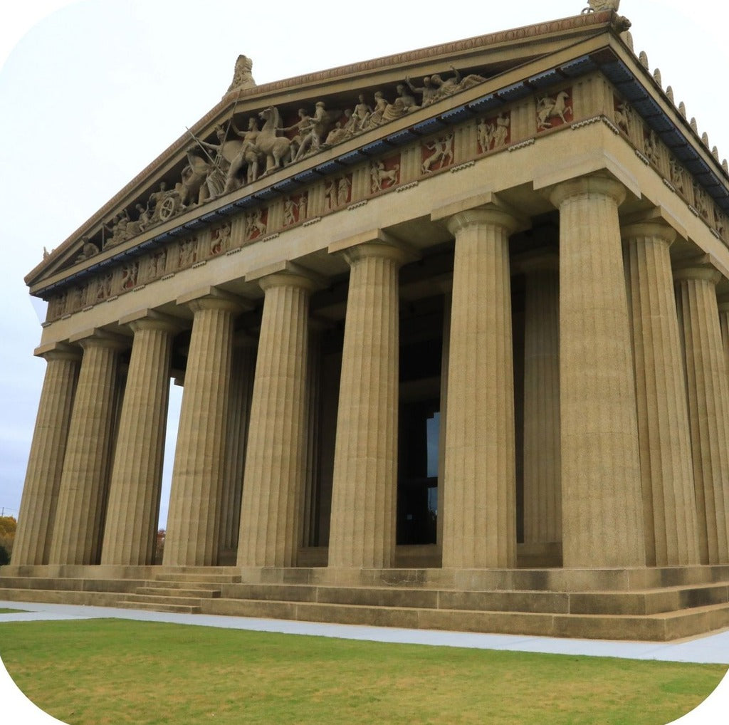 Nashville Tennessee The Parthenon Centennial Park Premium Drink Coaste – Gotham Gifts | Carol Wilson
