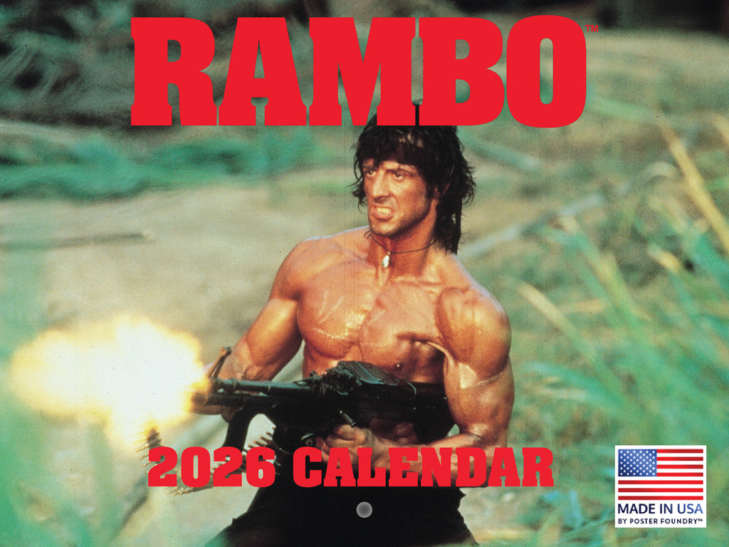 Rambo Calendar 2026 Official Merch Monthly Wall Calender 12 Month | Am ...